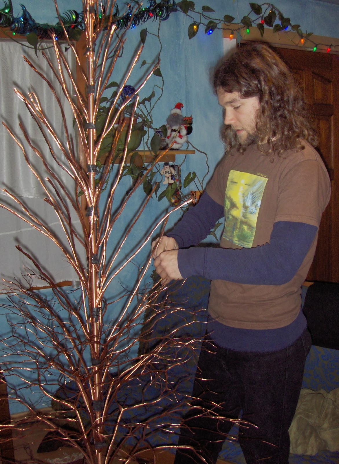 Our Handmade Copper Tree - A Life Unprocessed