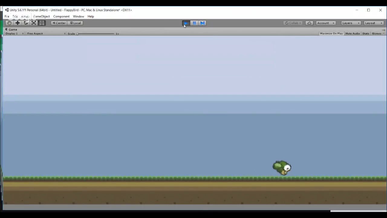 002 - 2D Flappy Bird game with Unity