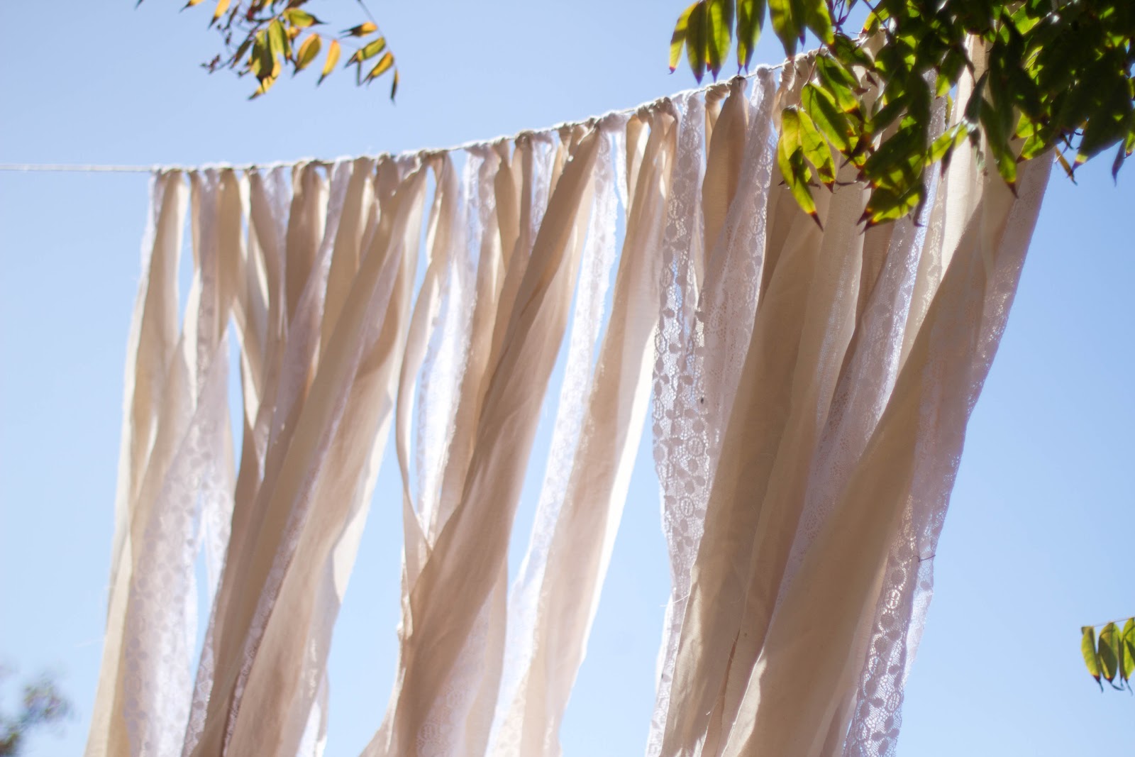 Our Reflection: Rag Tie Garland