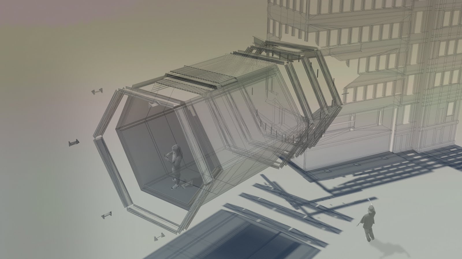 SomethinkFunky: Hexagon Pod Construction Detail