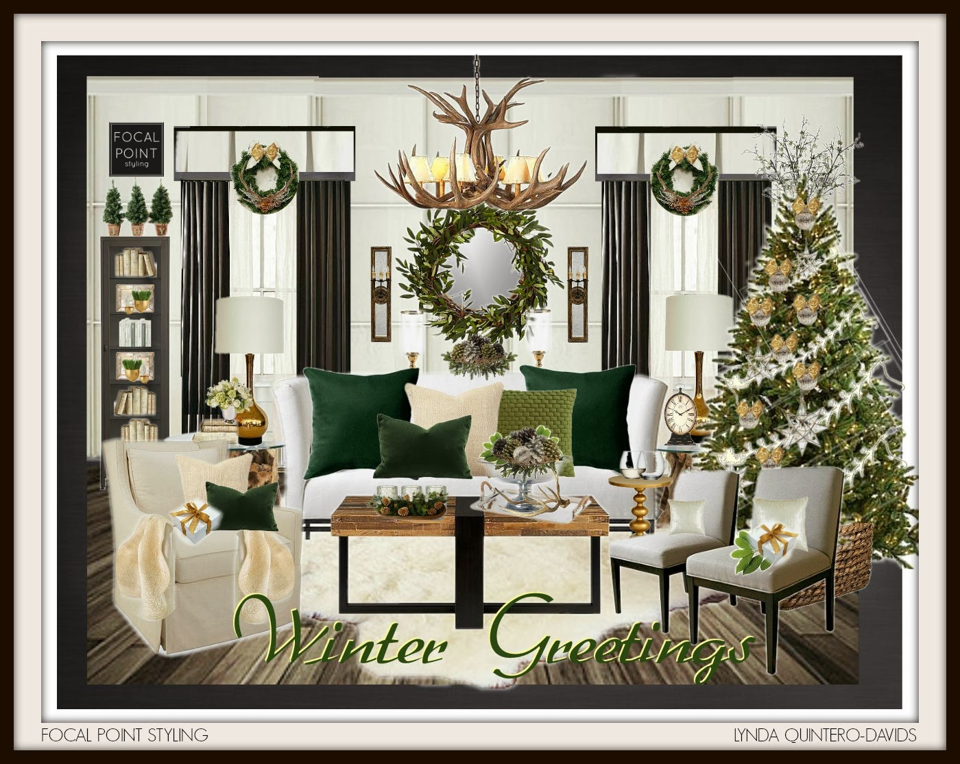 FOCAL POINT STYLING: FABULOUSLY FESTIVE - HOLIDAY VIRTUAL ROOM DESIGNS ...