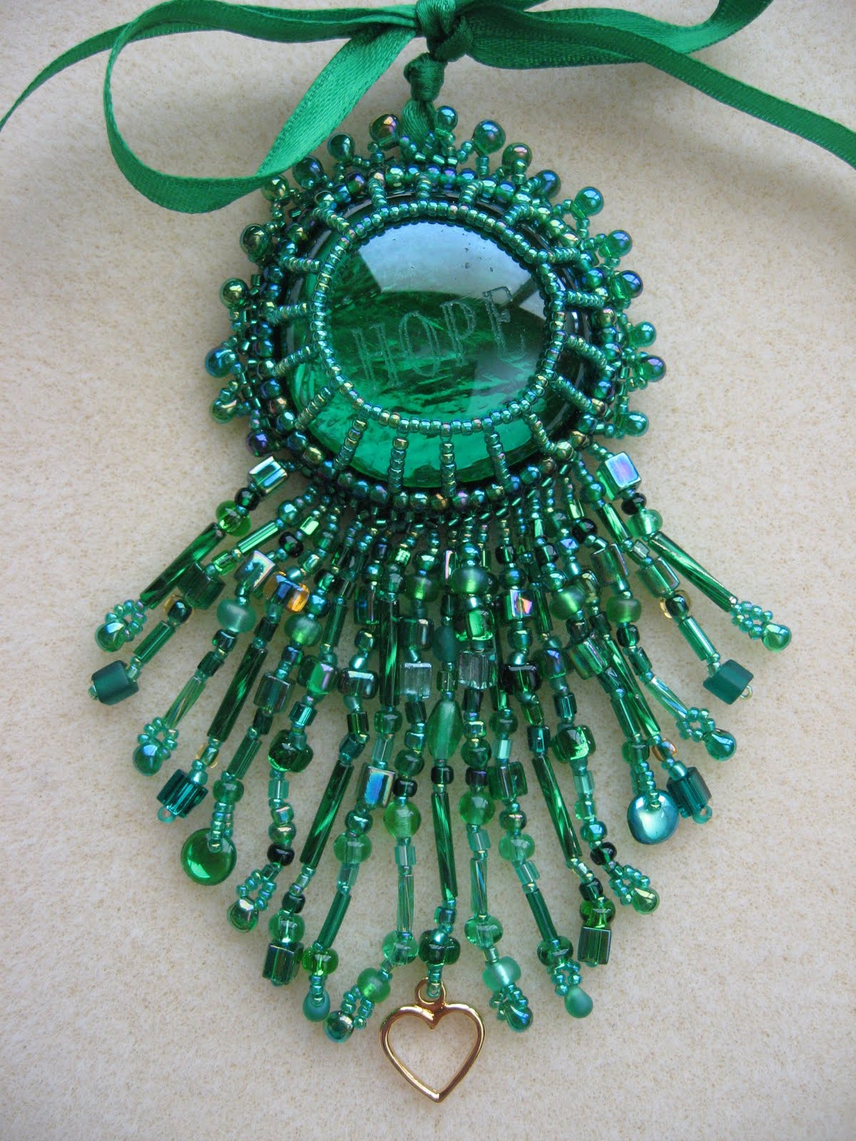 Crackpot Beader: Emerald Hope Stone