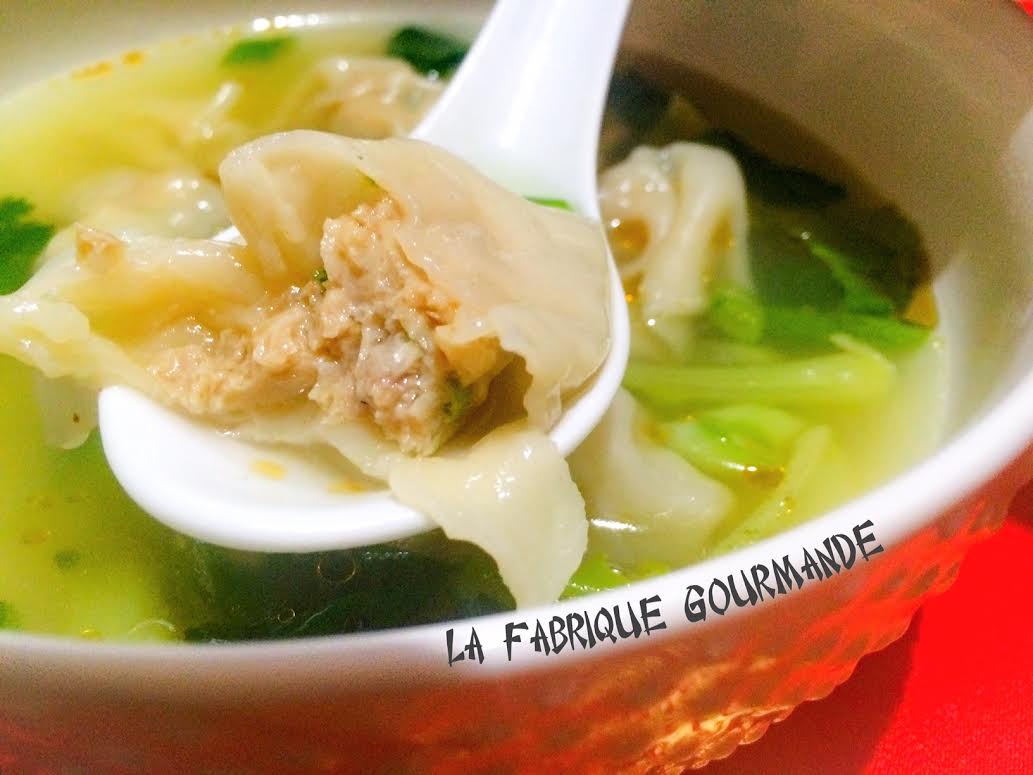 La Fabrique Gourmande: Wonton Soup ou Soupe aux Raviolis Chinois