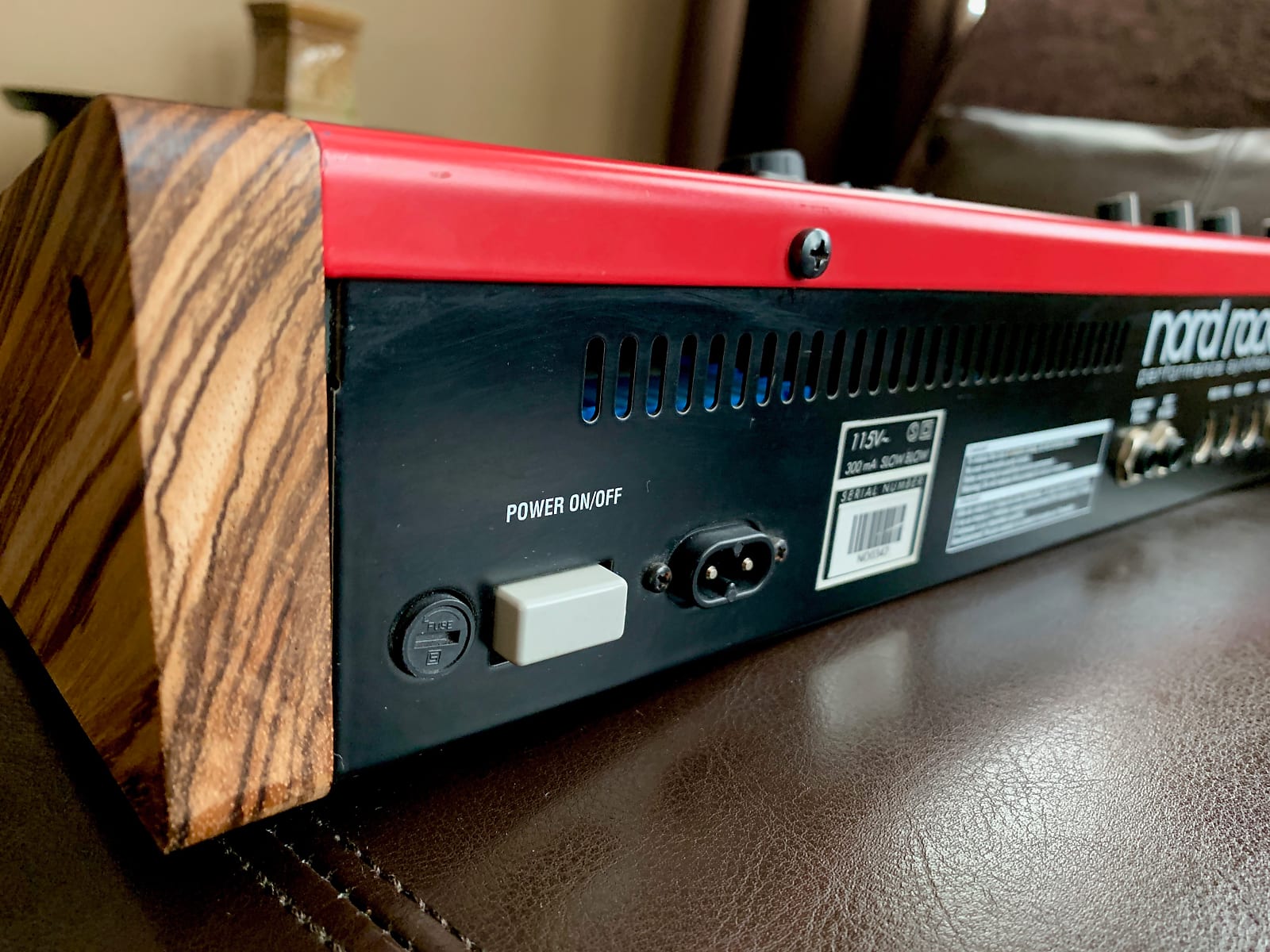 MATRIXSYNTH: Nord Rack 3 Performance Synthesizer w/ Custom Zebrawood ...