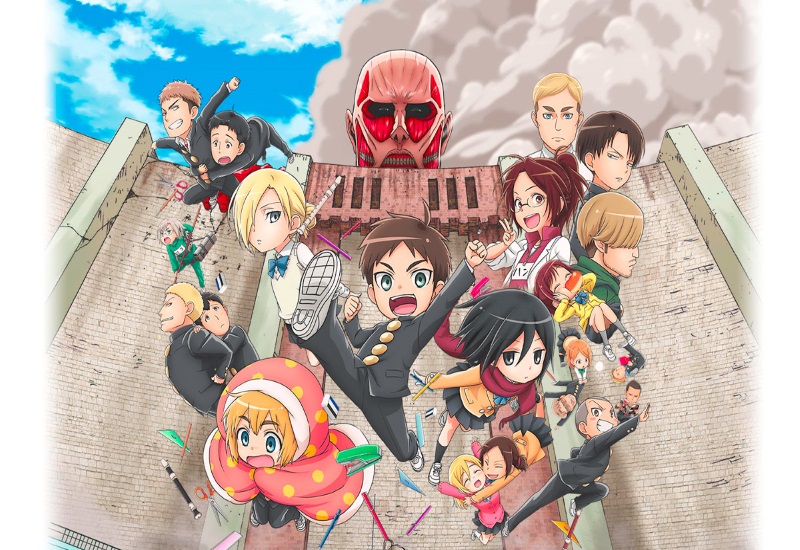gitadine: [REVIEW] Attack on Titan: Junior High (Anime)