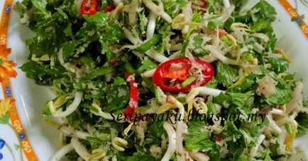 My Kuali: Kerabu daun selom