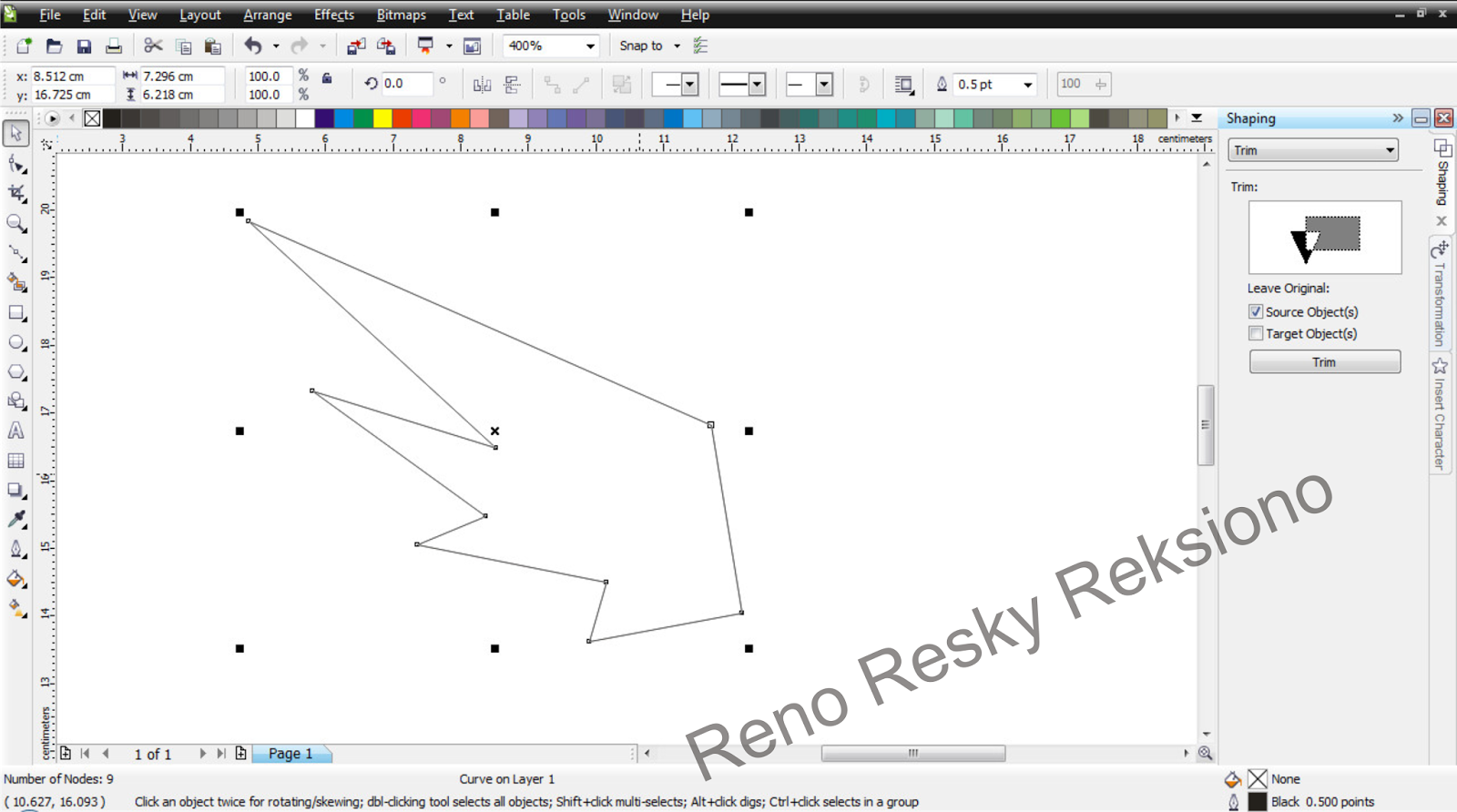 Cara Membuat Logo Sederhana Menggunakan Aplikasi CorelDraw - 3R7 DESIGN ...