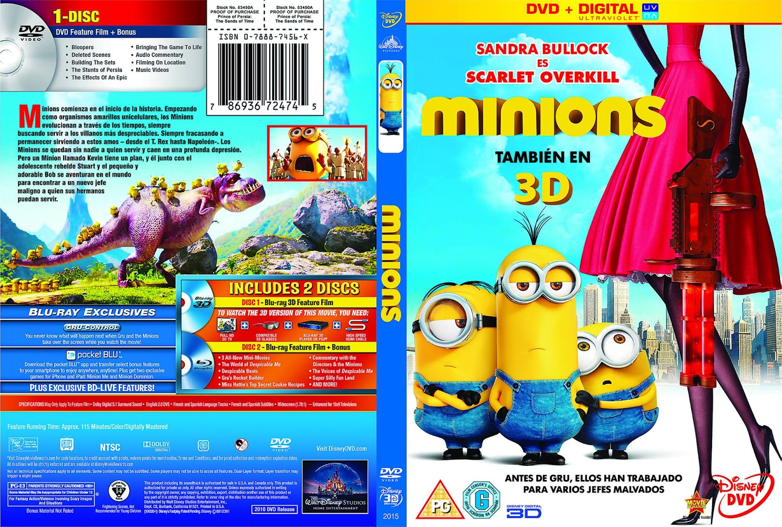 Cover: Minions dvd