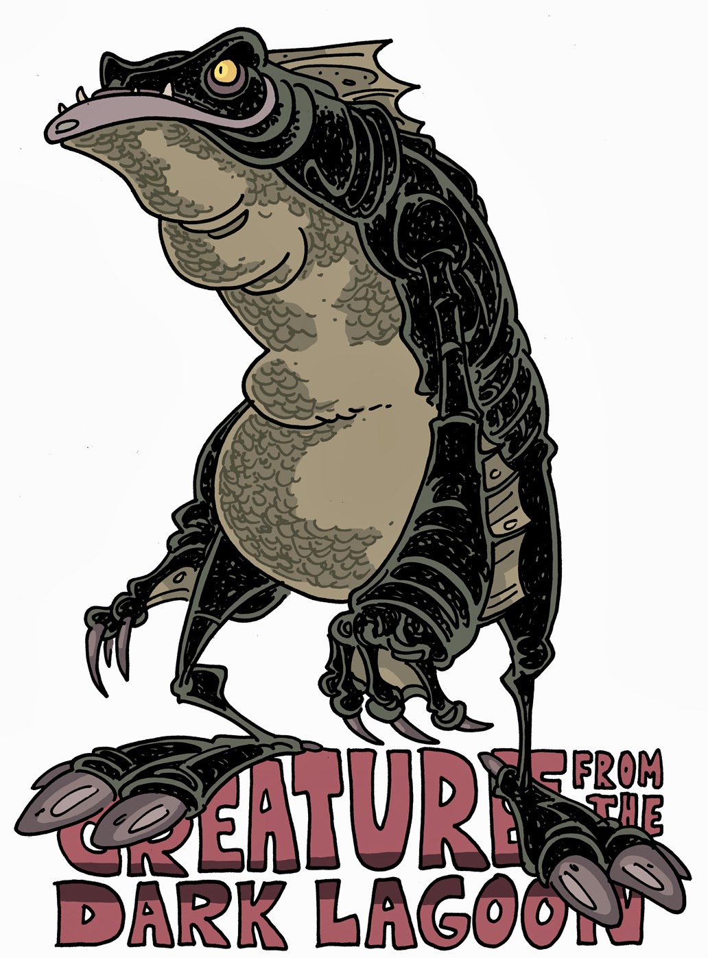 Chris Schweizer's Old Blog: Character-a-Day: The Creature From The Dark ...