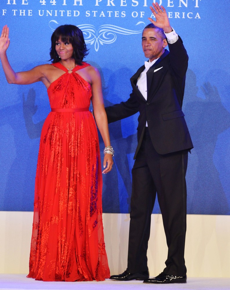 MİCHELLE OBAMA İN JASON WU – 2013 PRESIDENTIAL İNAUGURAL BALL