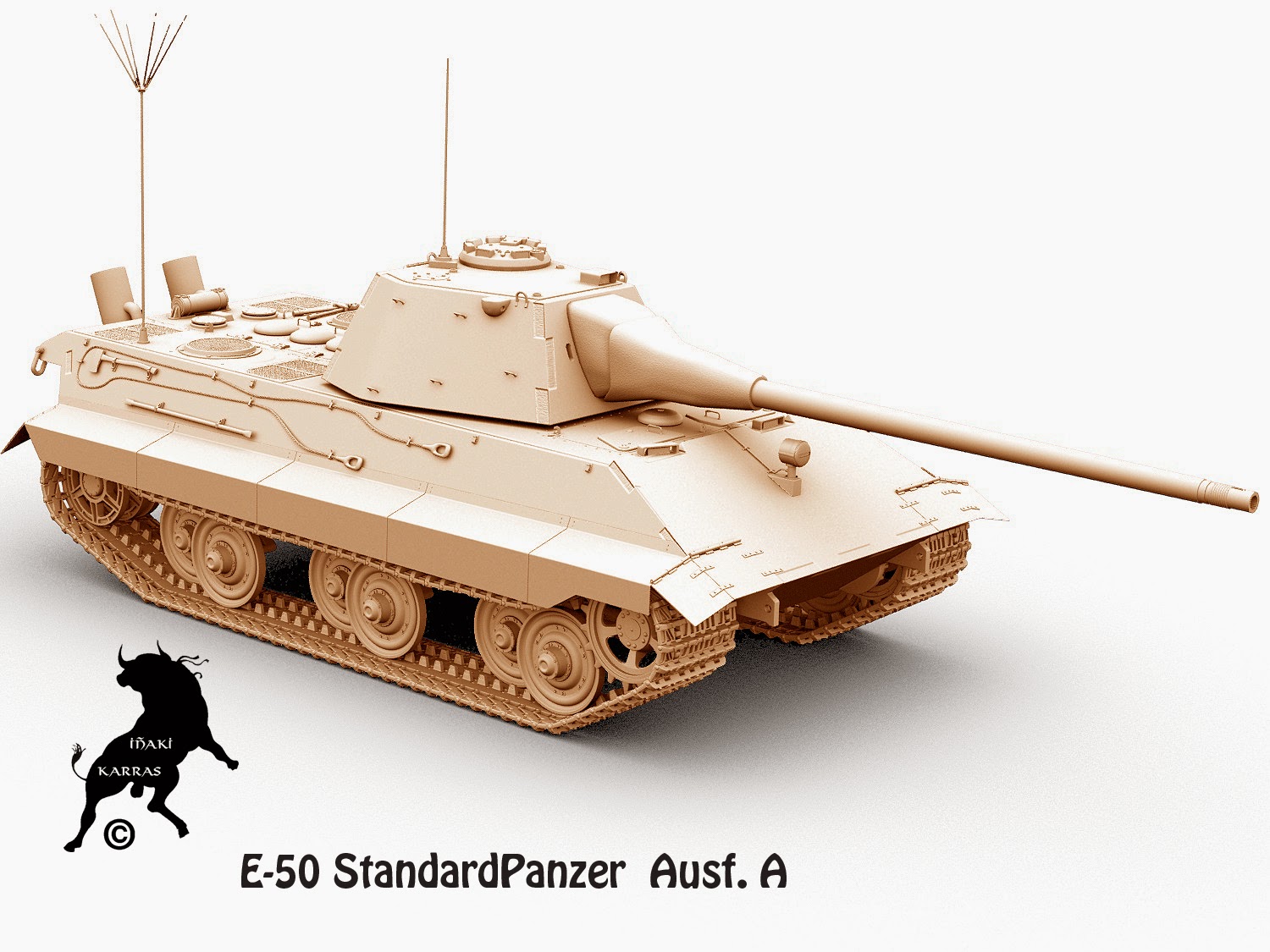 Modelos 3D: E-50 Ausf. A StandardPanzer