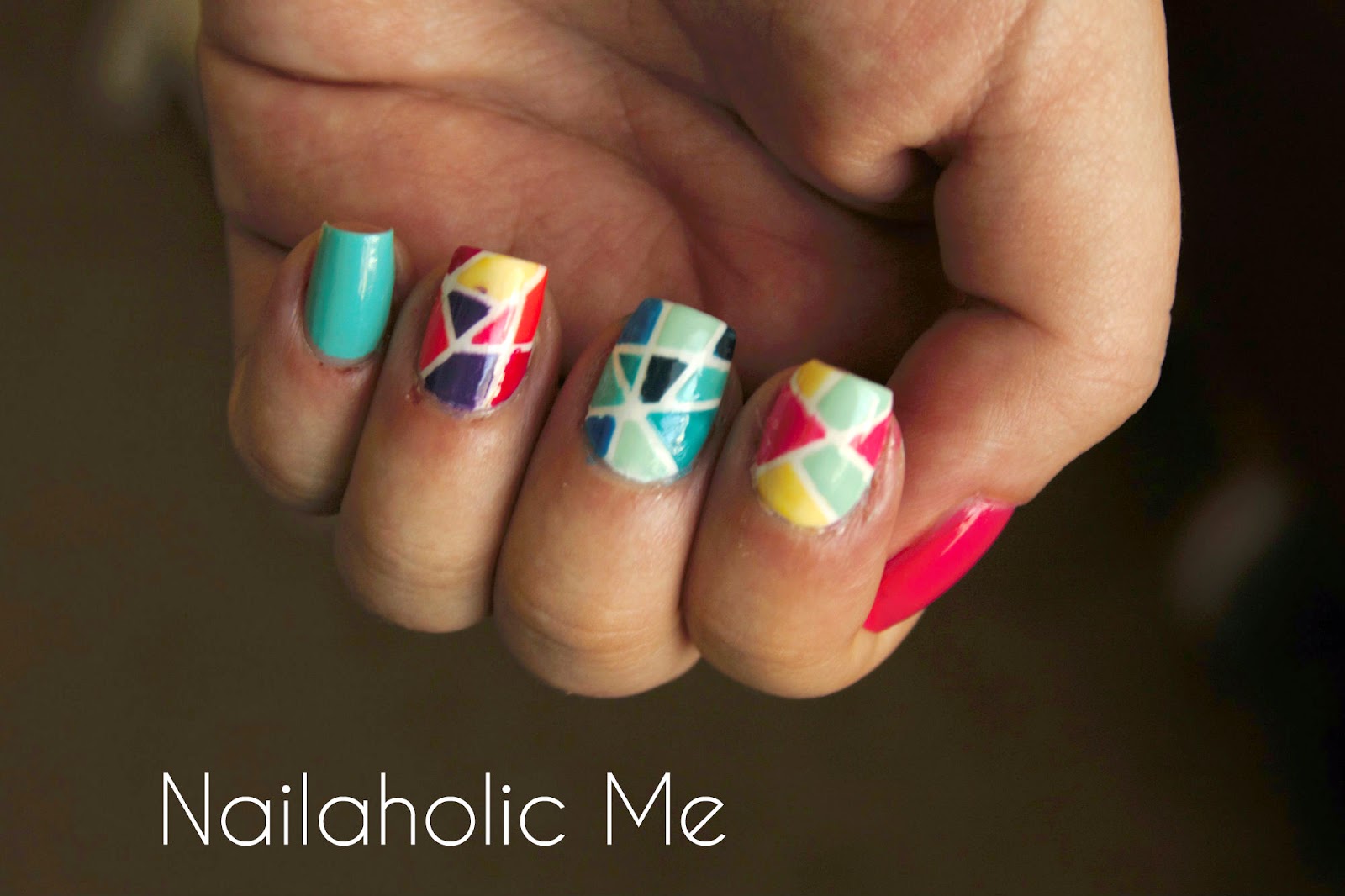 Kaleidoscope Nail Art Tutorial
