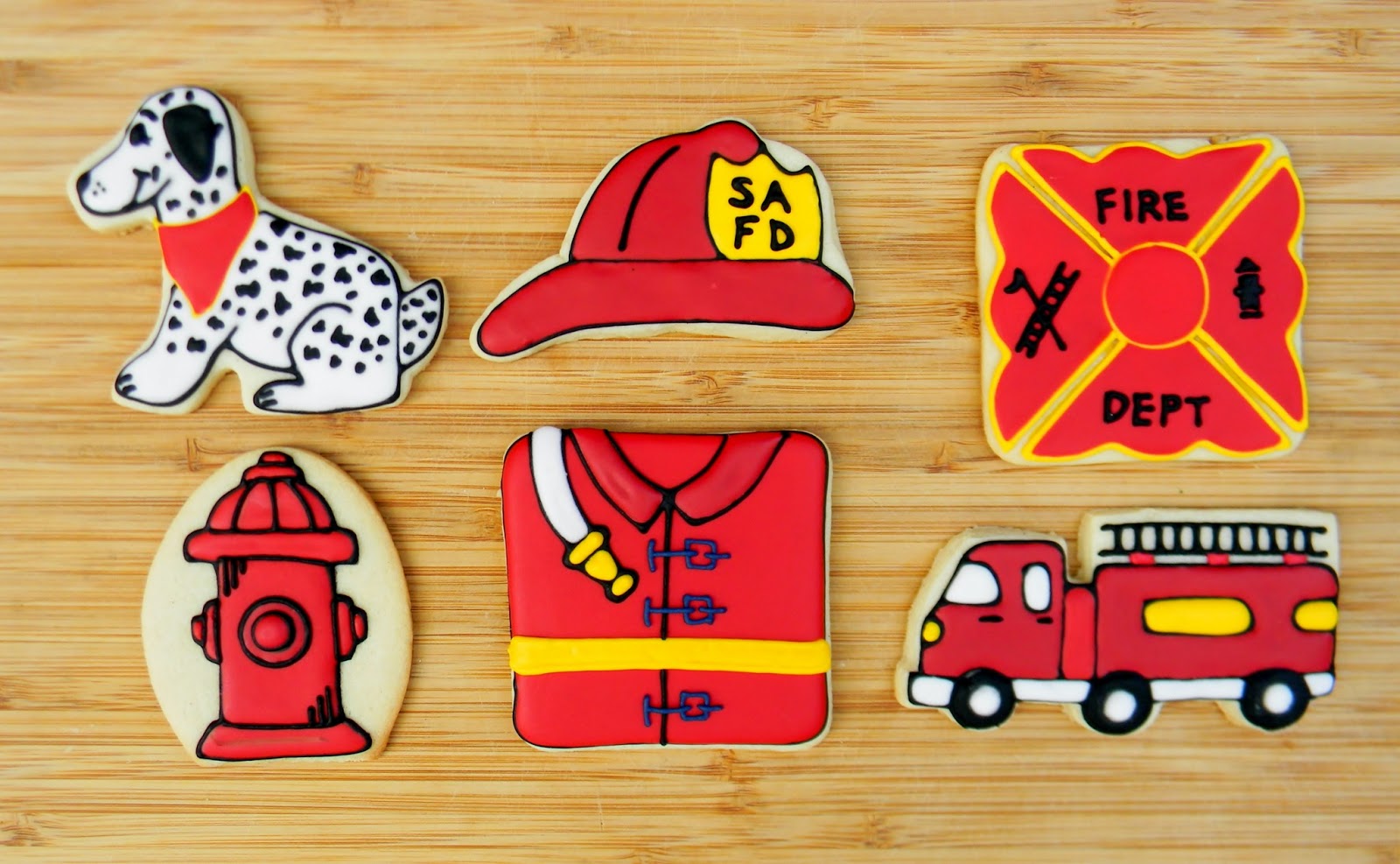 Sweet Melissa's Cookies: Firefighter Cookies