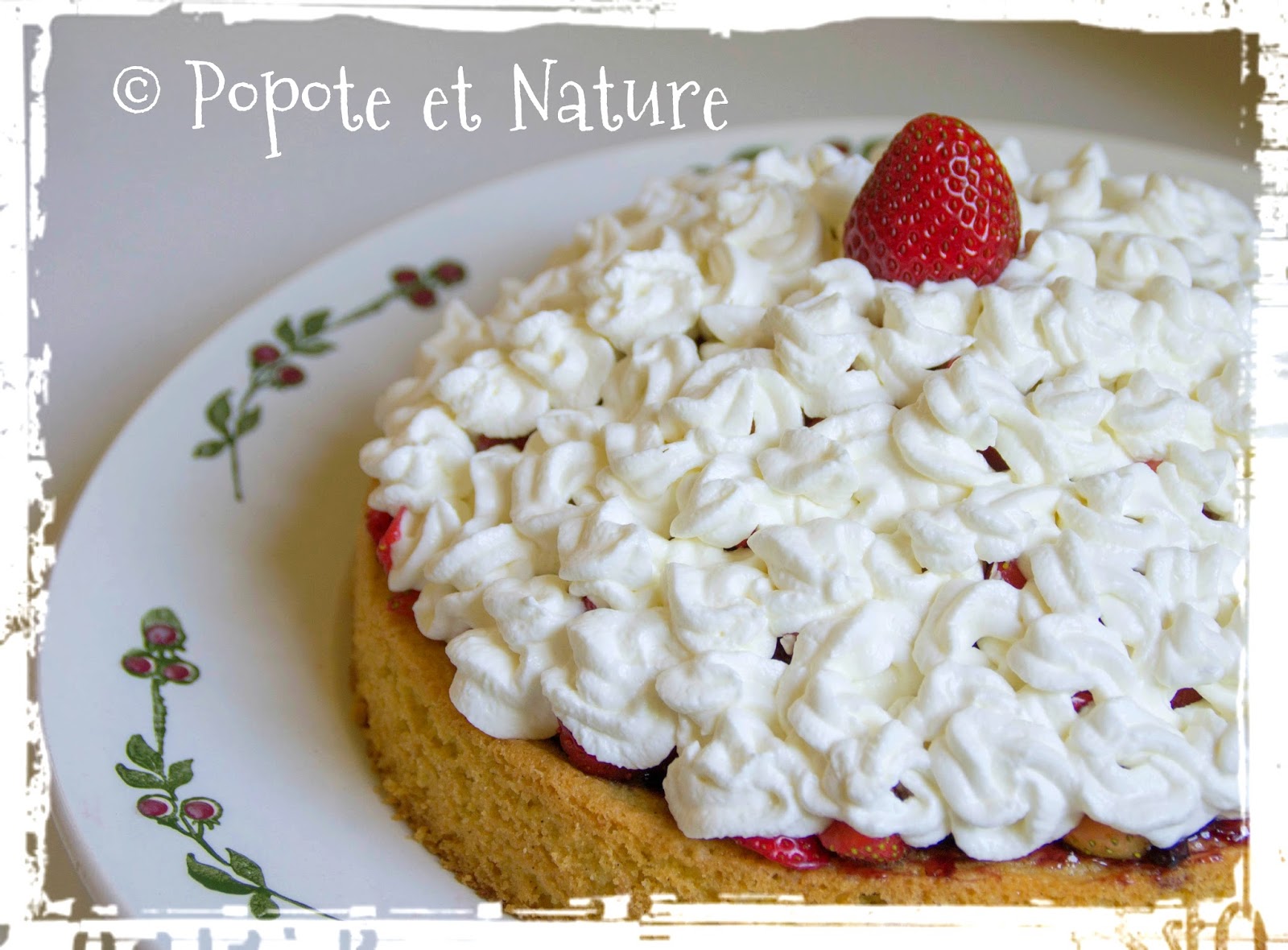 Popote et Nature: Un sablé gourmand aux fraises pour la fête des mamans