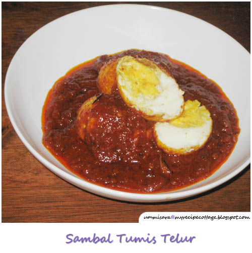 my recipe cottage: Sambal Tumis Telur