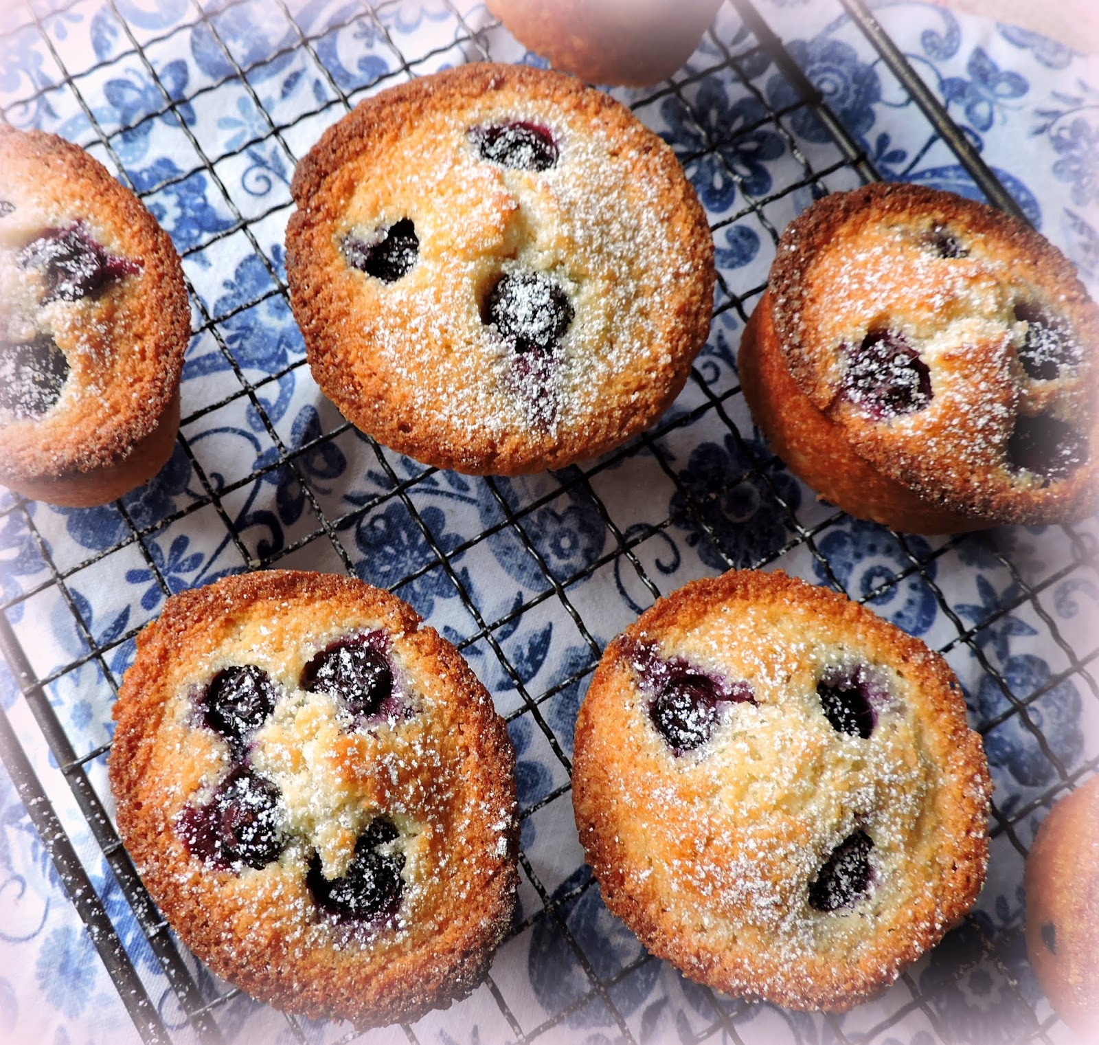 Blueberry, Lime & Coconut Friands | The English Kitchen