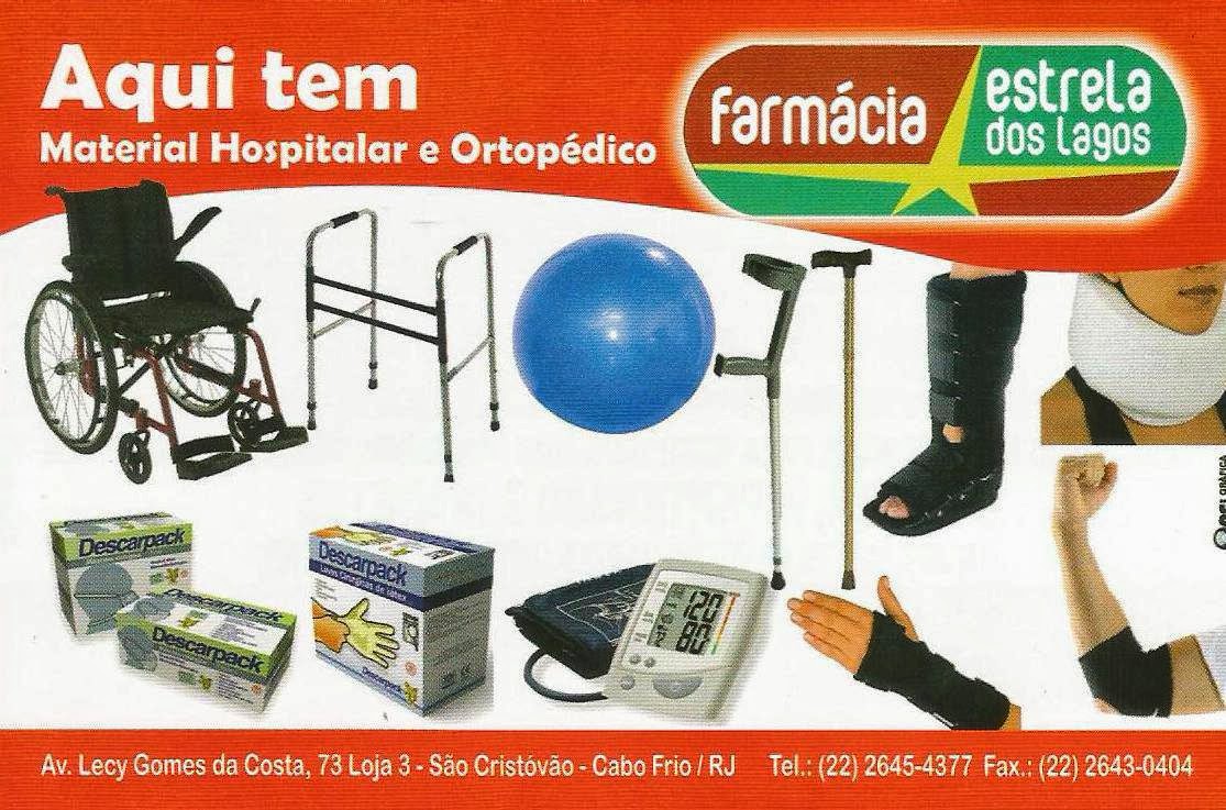 Farmácia Estrela dos Lagos: Aqui tem material hospitalar e ortopédico