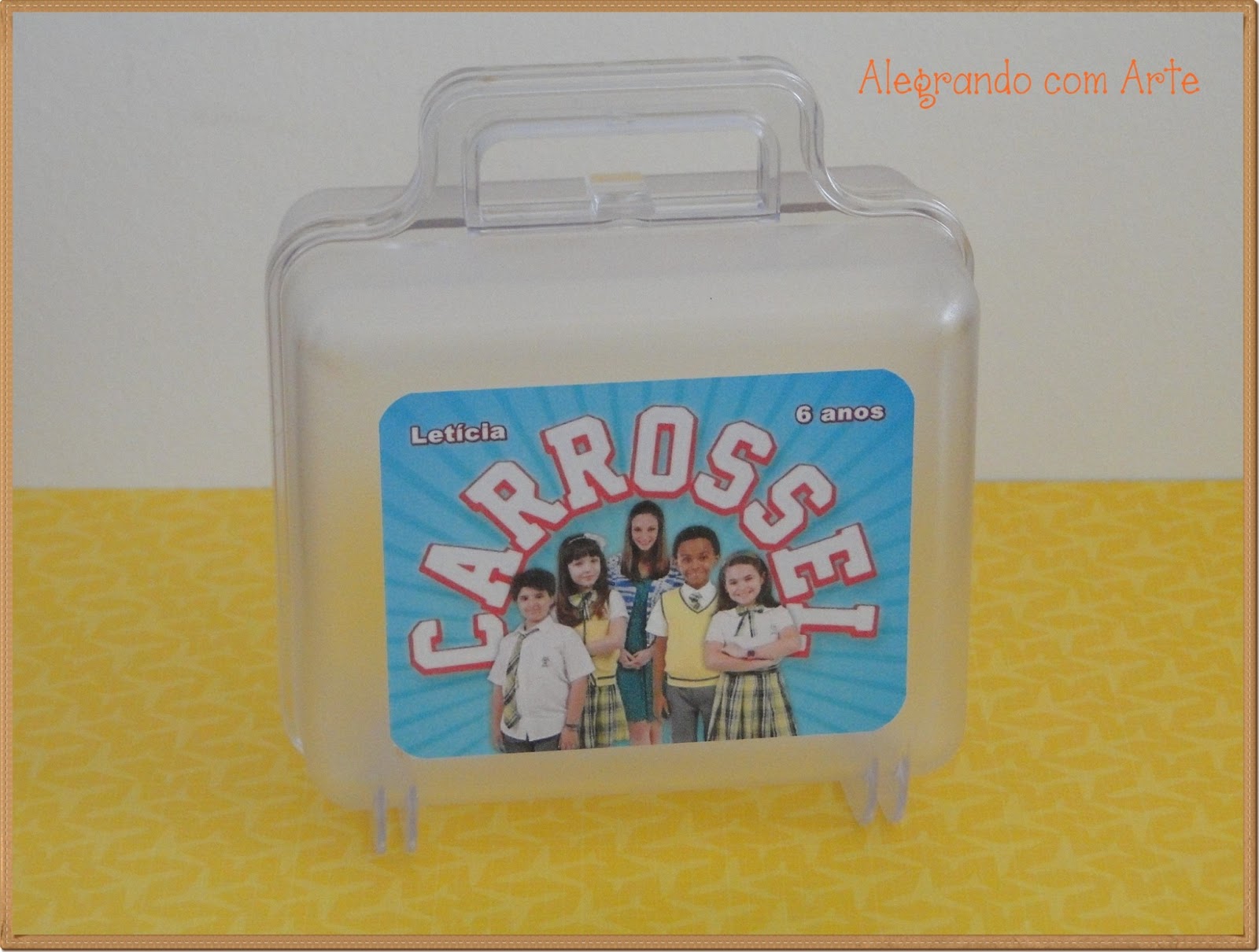 Alegrando com arte: Lembrancinhas do Carrossel