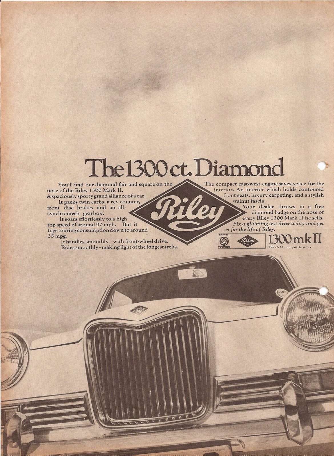 Dos Recrame: Riley 1300 Mark II