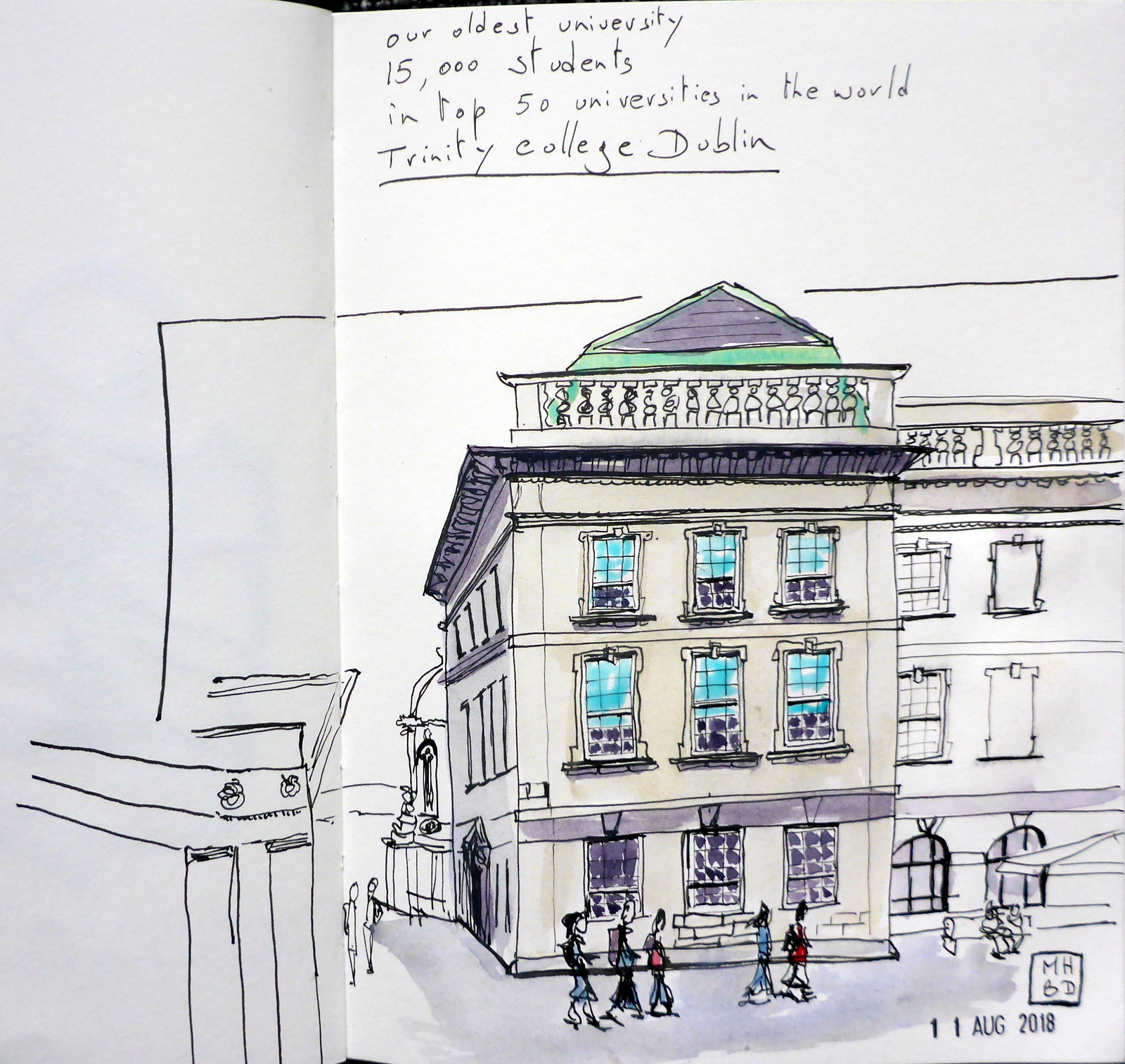 MHBD's Blog: Trinity College - Firmo sketchbook