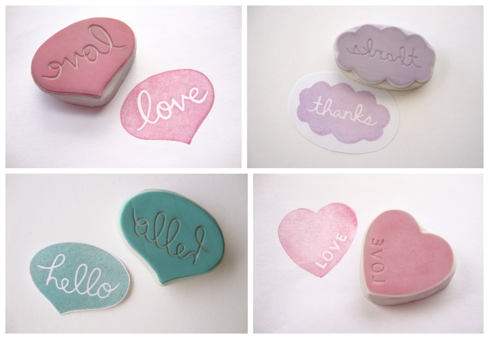 Cheerful DIY Wedding Stationery Stamps