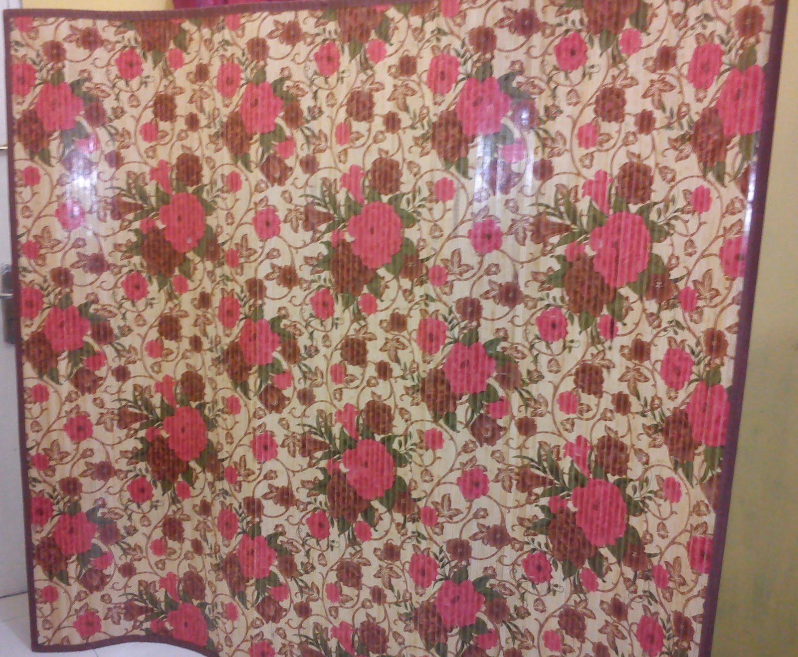 Tikar Bambu Motif