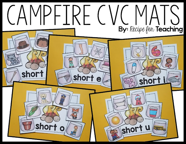 Campfire CVC Mats - Recipe for Teaching