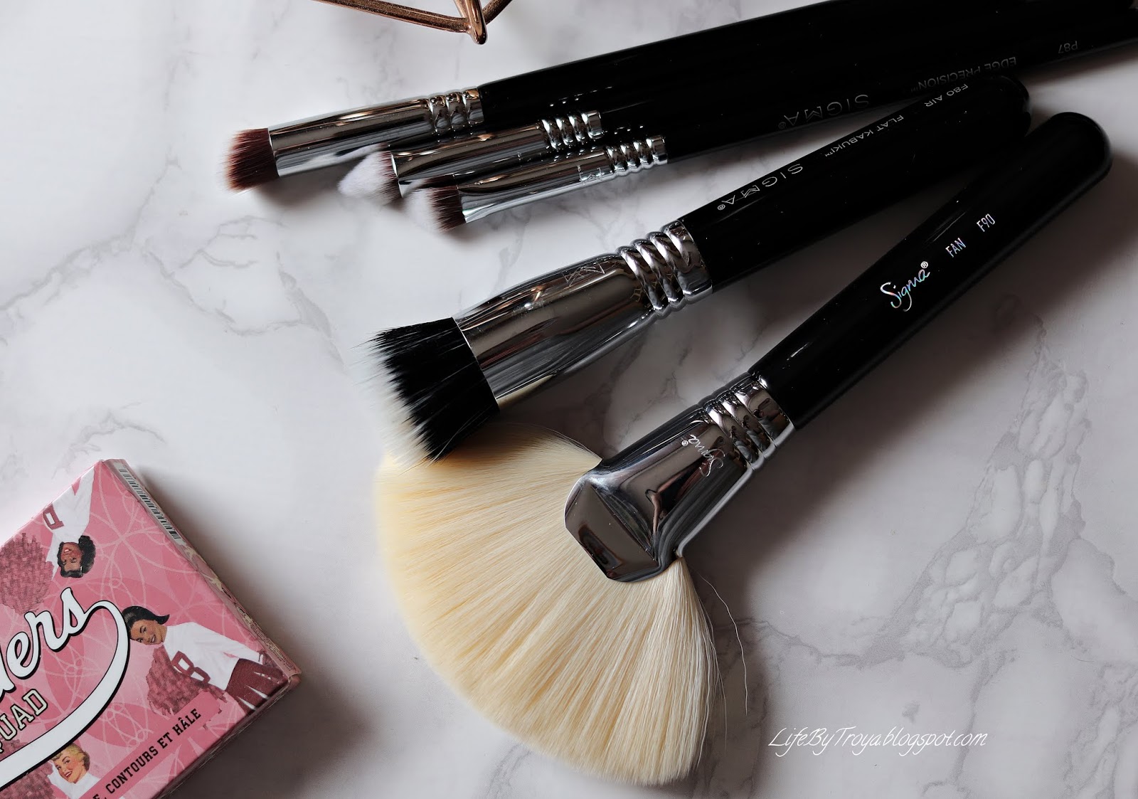 Review:: Sigma Beauty Brushes - P88 Precision Flat Angled, P87 Edge ...