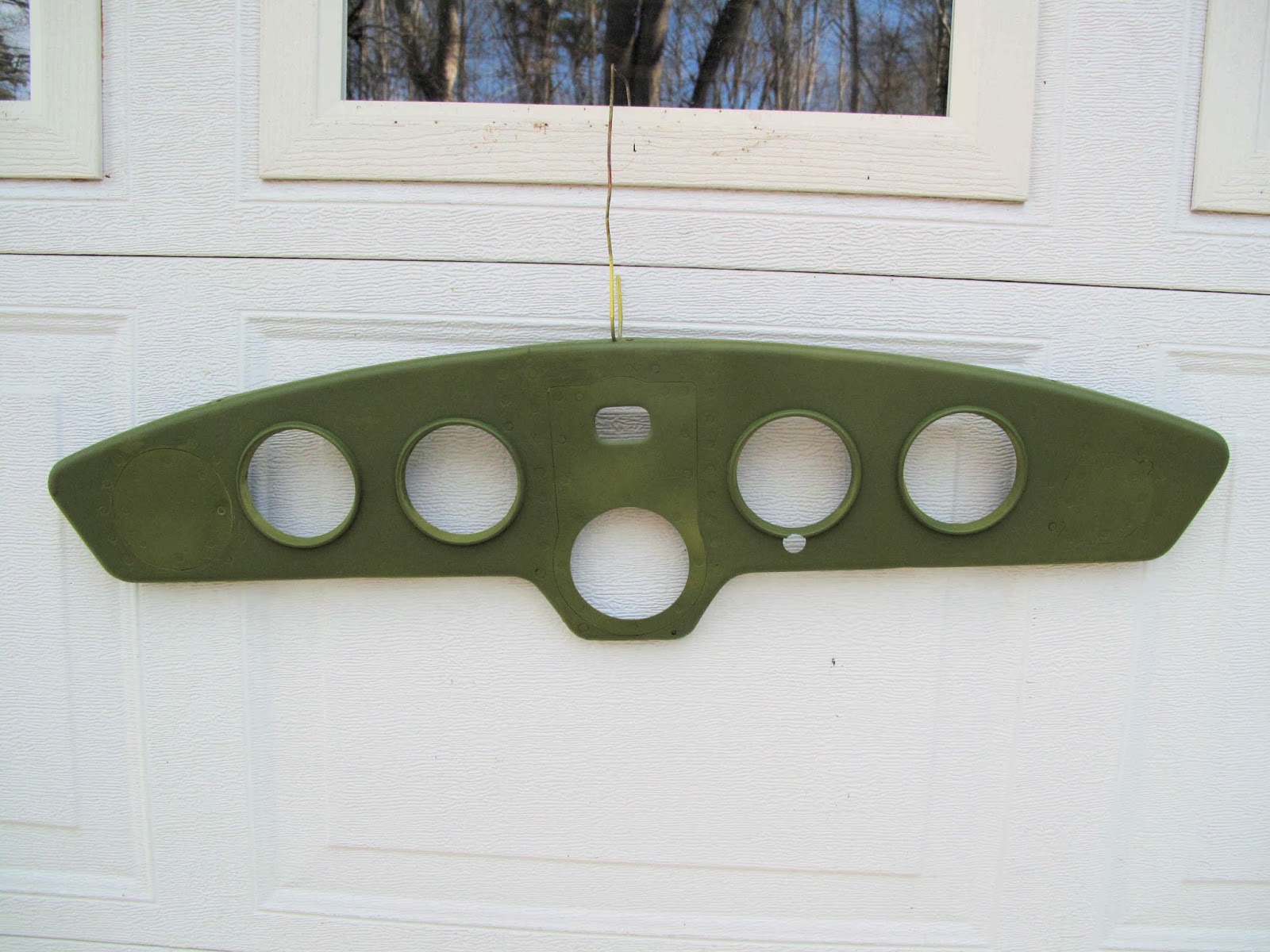 Cessna 140 Rebirth: Instrument Panel Cover P/N 0412489-3