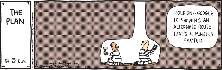 Mystery Fanfare: Cartoon of the Day: Escape Plan