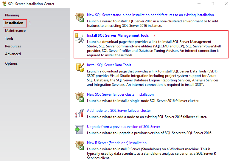 TechFriendsIT: STEP BY STEP INSTALL SQL SERVER 2016 ,SSMS and SSDT Tools.