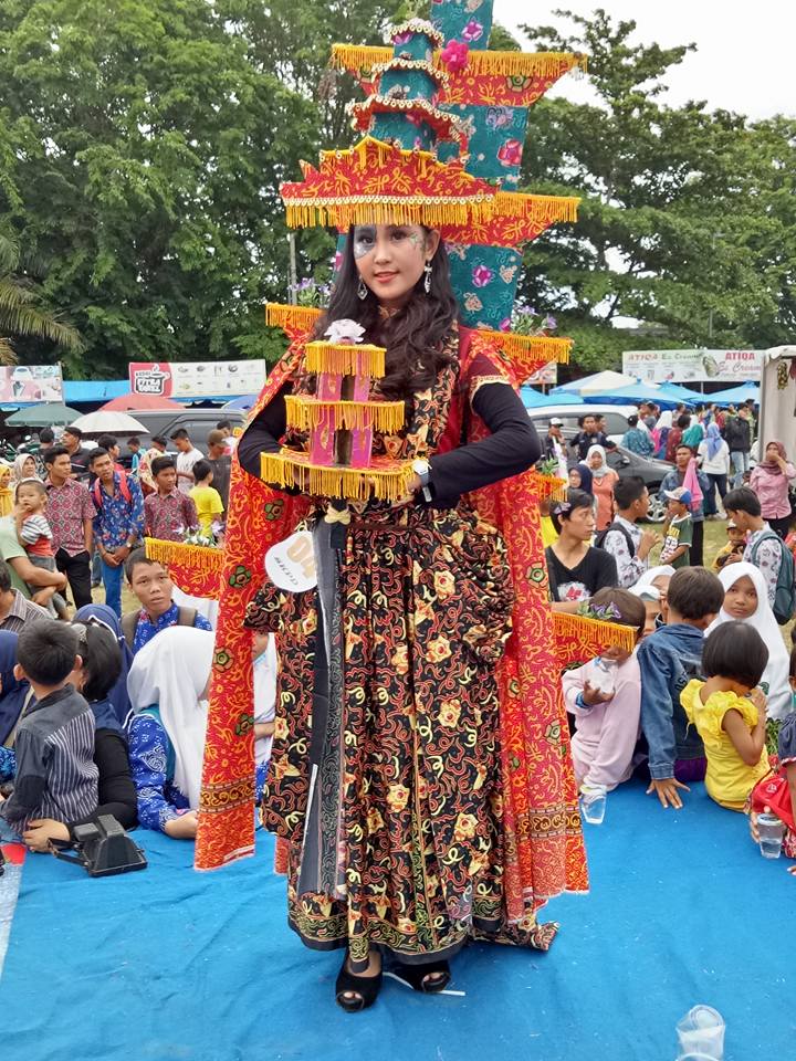 Kumpulan Desain Baju Karnaval Batik Besurek Bengkulu | Milda Ini