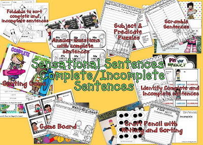 Brinca Into Bilingual (Mrs. Nicolau): New Unit - Complete Sentences ...