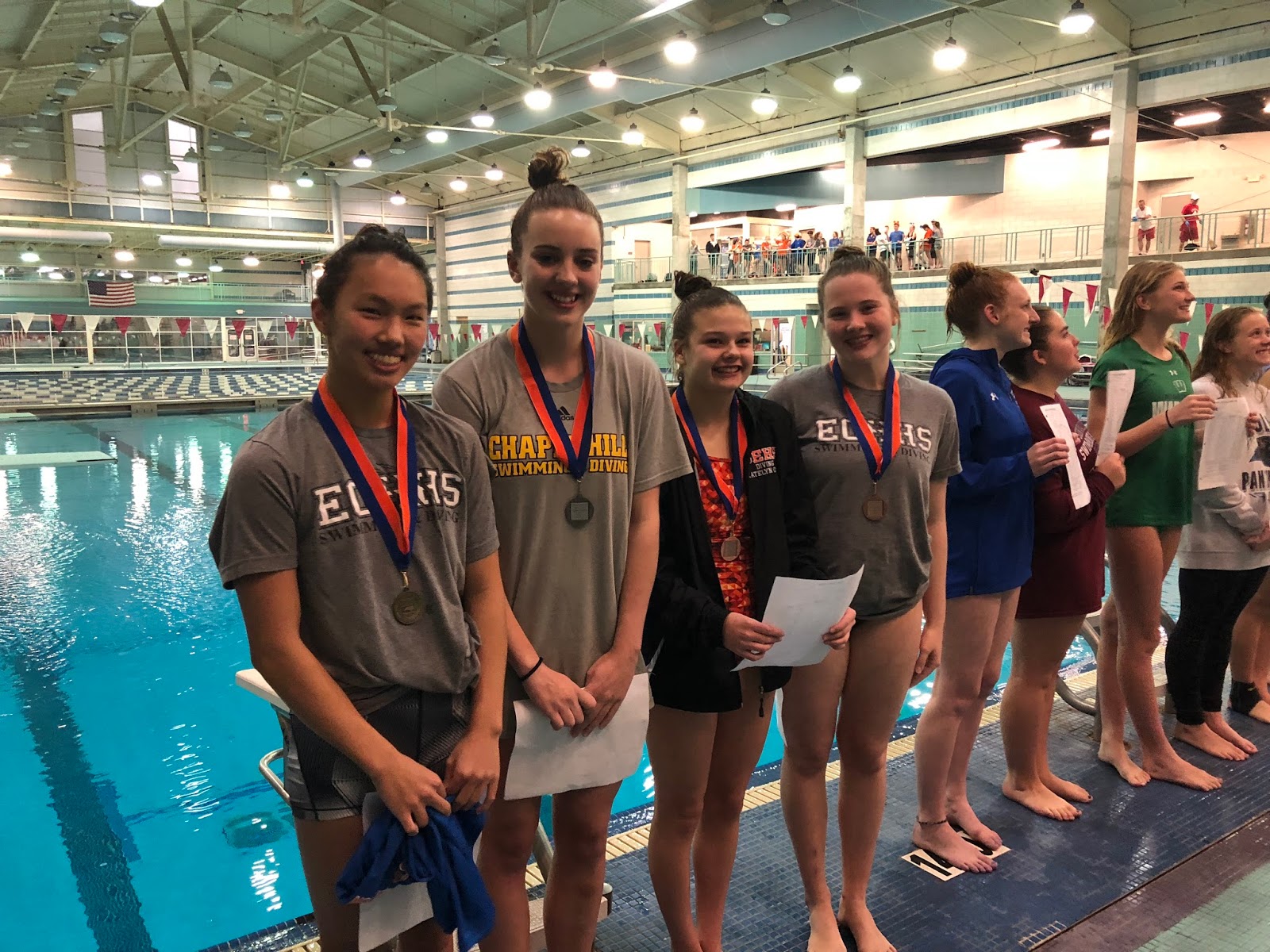 CHCCS News: CHCCS Women Divers Shine in State Championships