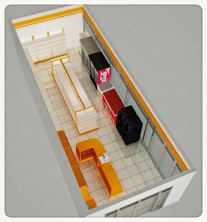 interior design & specialist meja kasir: desain minimarket,convienience ...