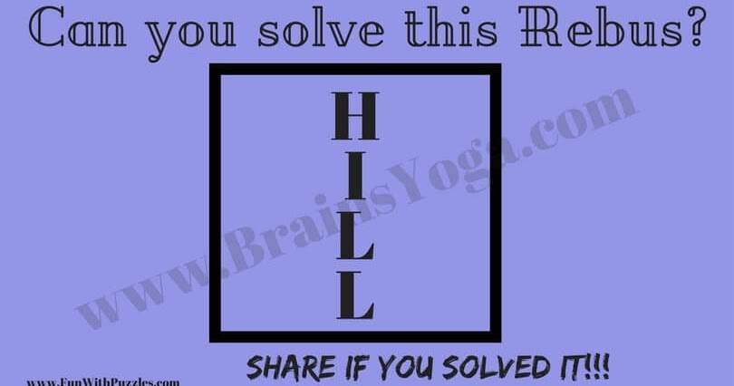 Hidden Meaning Picture Puzzle with Answer