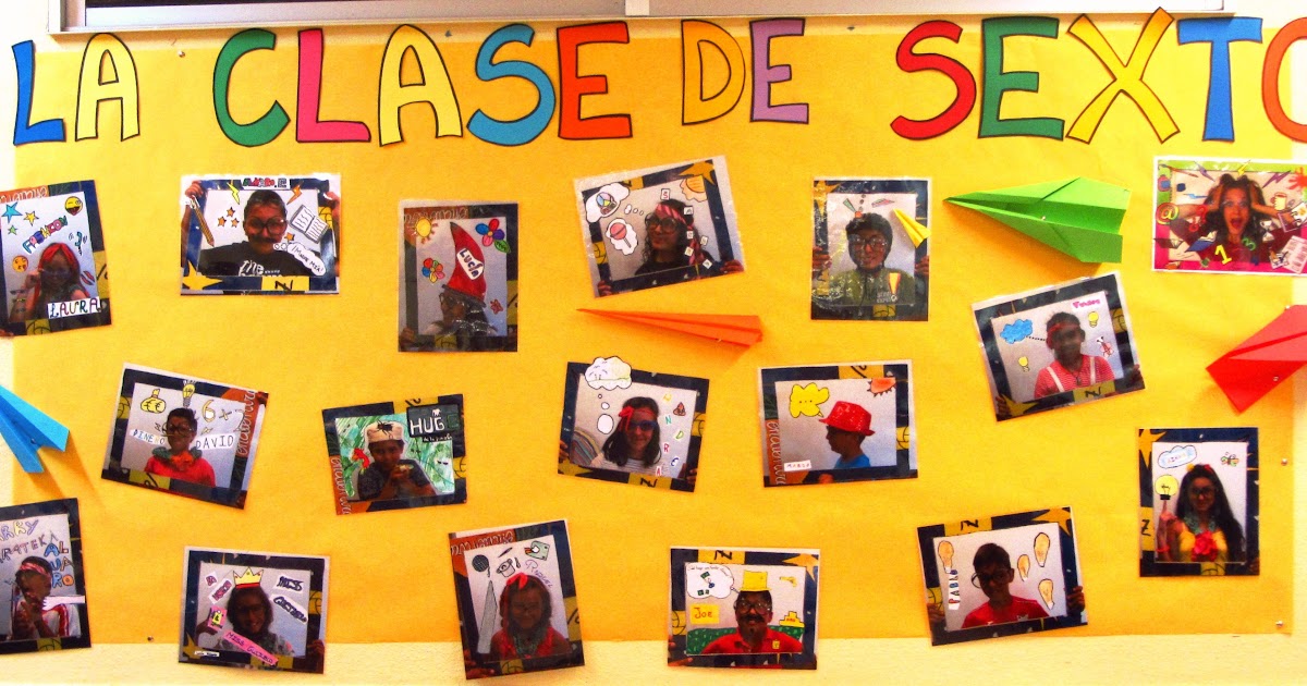 Con tus propias palabras: Mural cooperativo con fotos divertidas