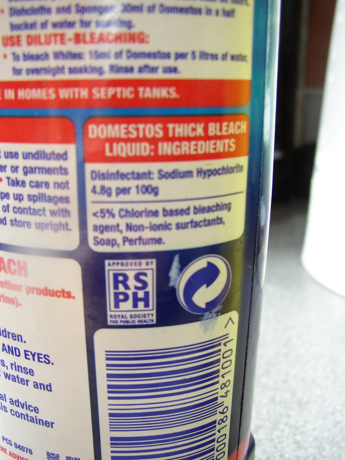 The Privy Counsel (A Bog Blog): Onto the Bleach: The Battle Continues