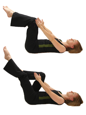 Pilates: Pilates Exercise- Single Leg Stretch