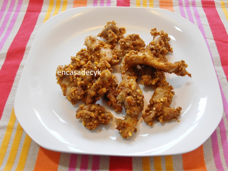En casa de C y K.: Pollo crunch.