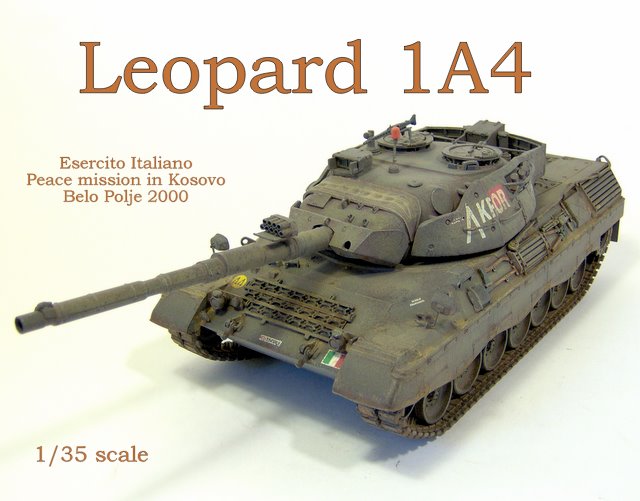 Gulumik Military Models: Leopard 1A4 1/35 Italerii - Gallery