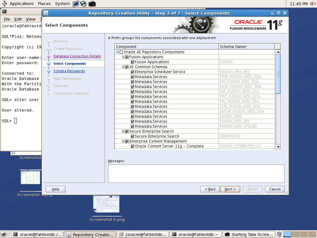 Oracle Fusion Applications: Creating Fusion applications database RCU