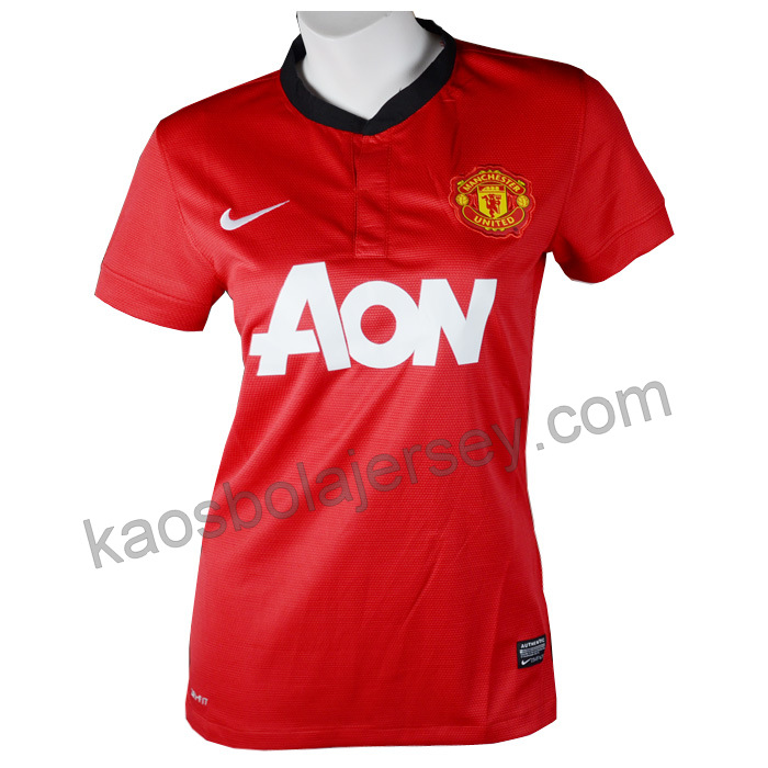 Jersey Bola MU Home Ladies Musim 2013-2014