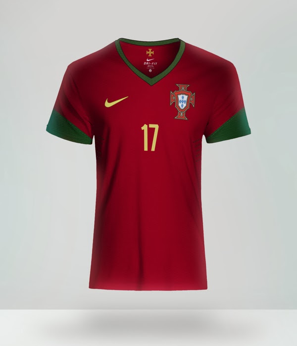 Ficha de Jogo: Desvendados os equipamentos de Portugal para o Mundial 2014