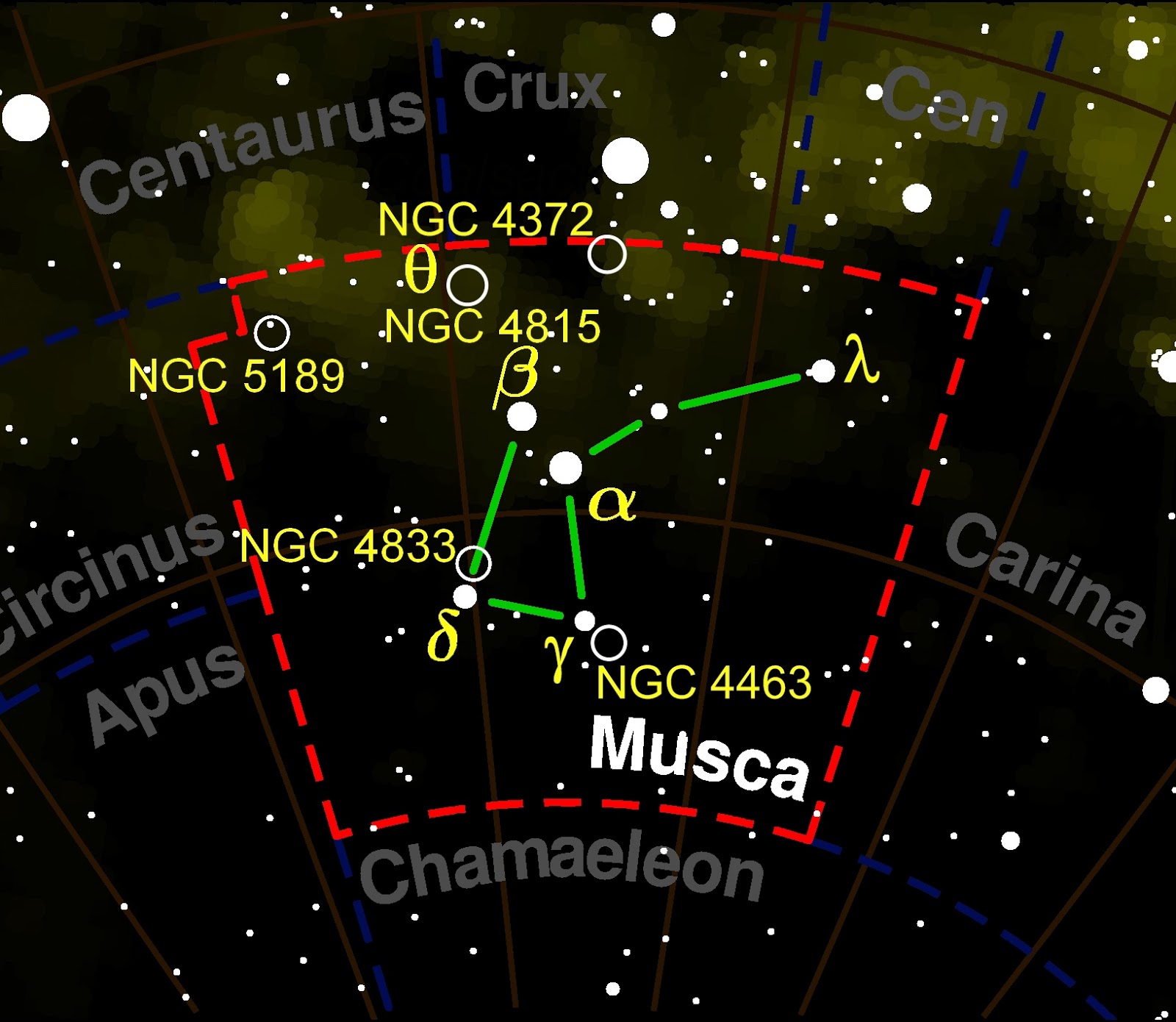 Astronomia: Musca ( Mosca )