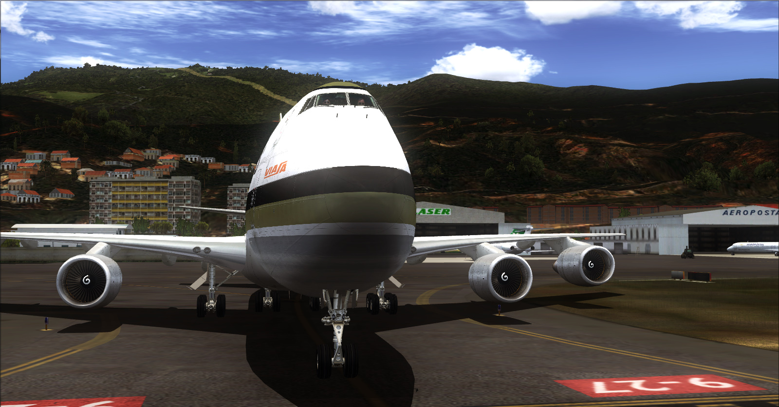 [FSX/P3D] CLS HD Boeing 747-200 Flying Tigers - Viasa N814FT
