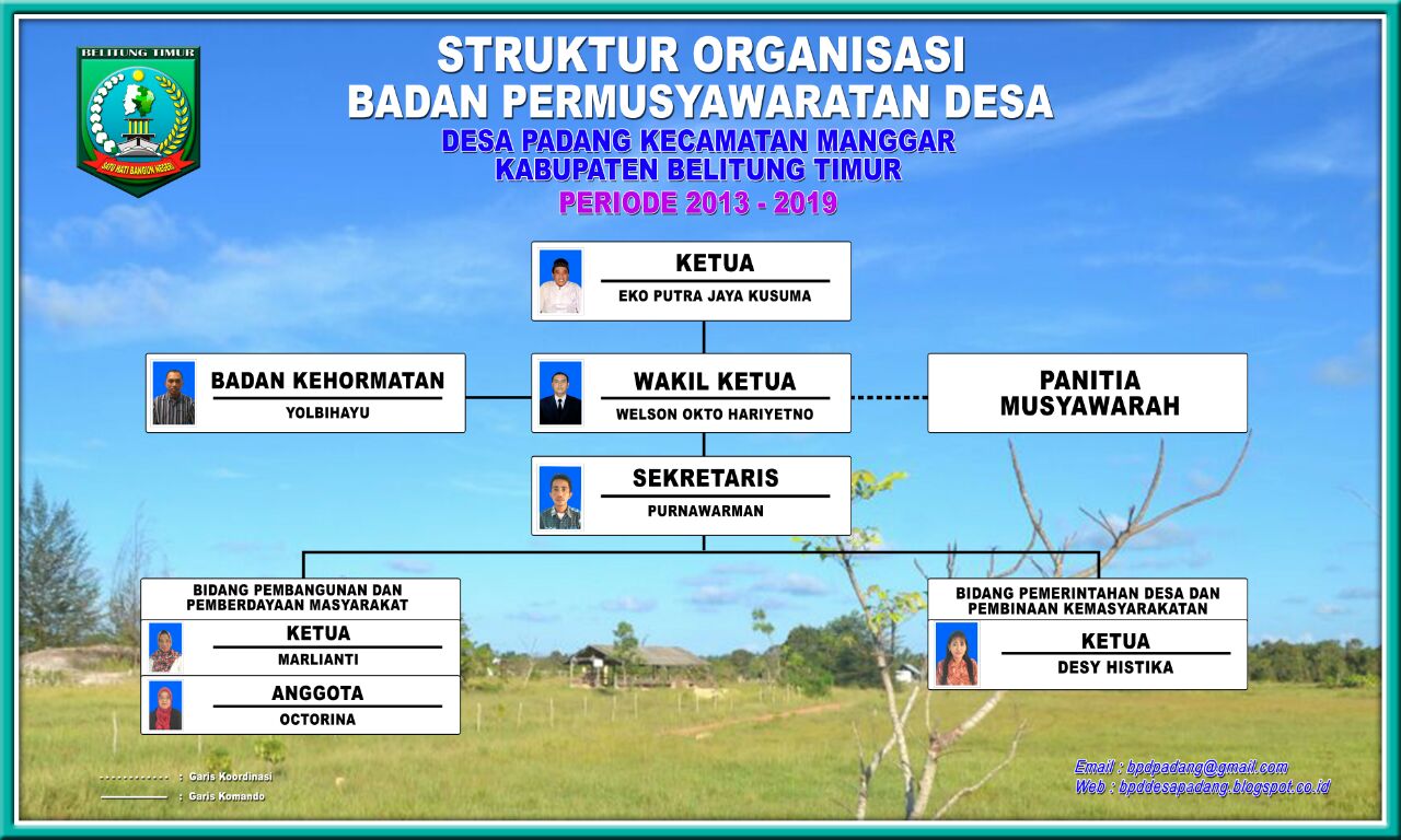 BPD DESA PADANG: STRUKTUR ORGANISASI