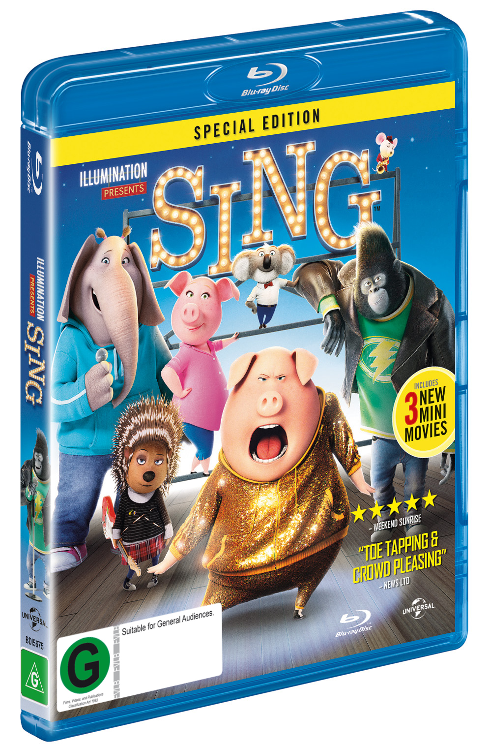 Sing: Blu Ray Review ~ Journalngr