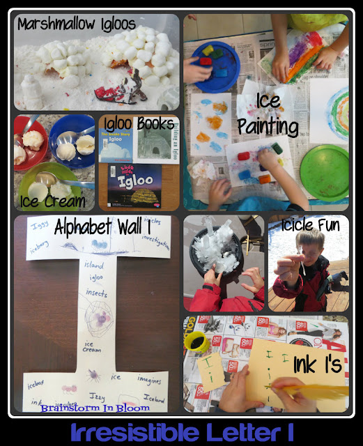 Brainstorm in Bloom: Irresistible Letter I (Alphabet Wall)