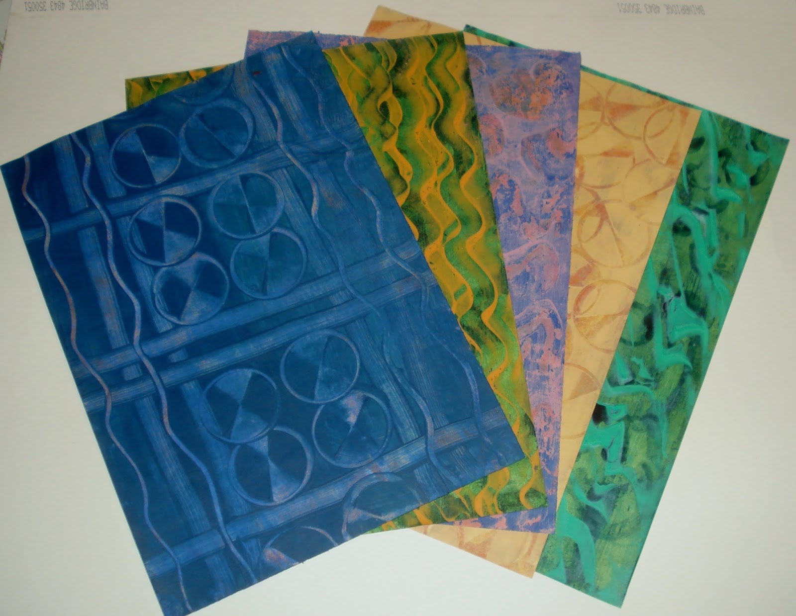 Mail me some art: Decorated Papers - Part 2